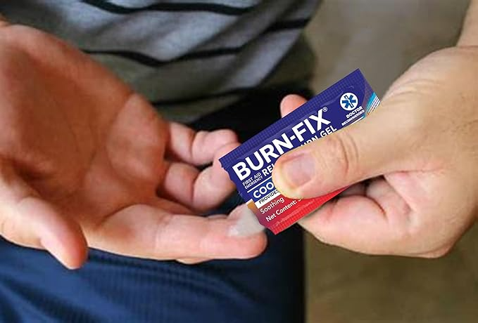 Burn Fix – Advanced Hydrogel Burn Relief for Instant Pain Relief - 3.5g ...